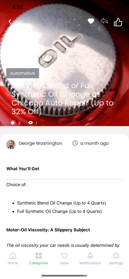 Smart WordPress React Native Mobile App by smartiolabs | CodeCanyon